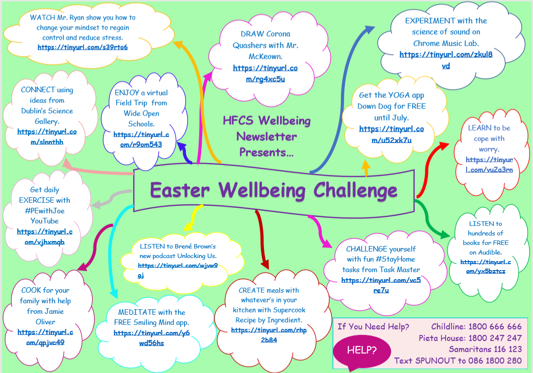 Easter Wellbeing challenge! - HFCS.ie