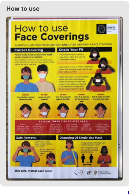 Covid-19 good etiquette posters - HFCS.ie