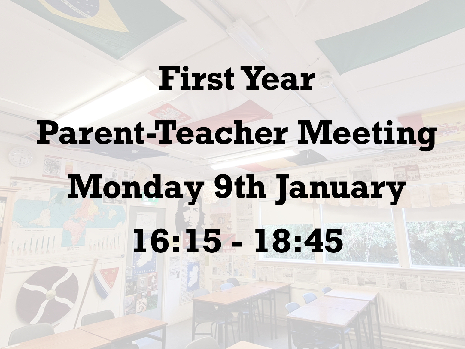 First Year Parent-Teacher Meeting. - HFCS.ie